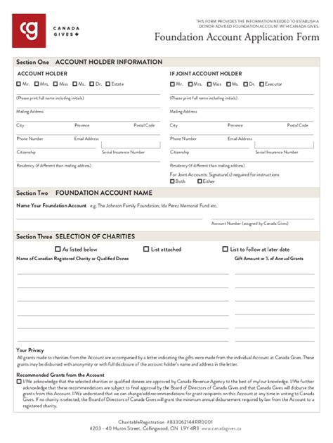 Fillable Online Donor Advised Fund Application And Agreement For Fax Email Print Pdffiller