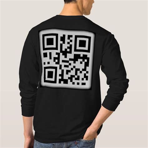 The Stylish Qr Code T Shirt Zazzle Shirts Stylish Tshirt Designs