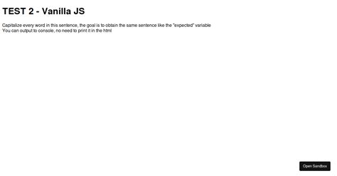 test 2 vanilla js codesandbox