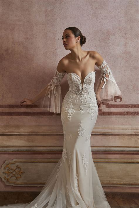 Wedding Dress Detachable Sleeves Sl66