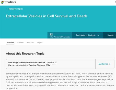 Yongqiang Chen Ph D On Linkedin Welcome Submission Extracellular