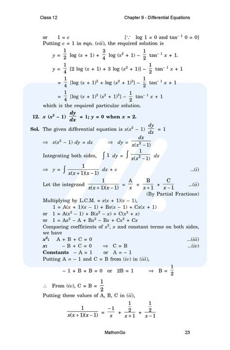 Ncert Solutions For Class 12 Maths Chapter 9 Exercise 94 Mathongo