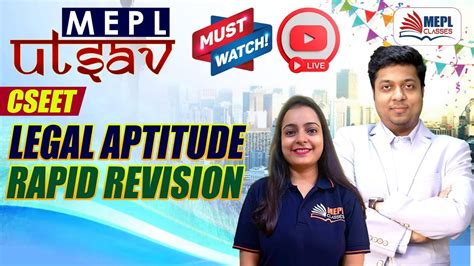 mepl utsav cseet legal aptitude rapid revision mepl classes