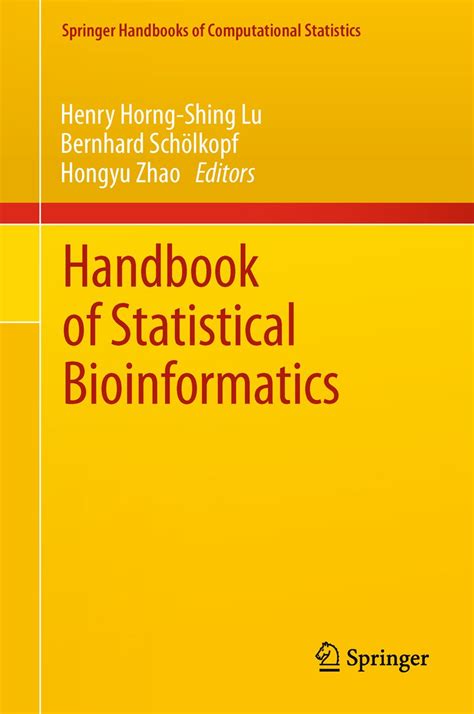Handbook Of Statistical Bioinformatics Springer Handbooks Of
