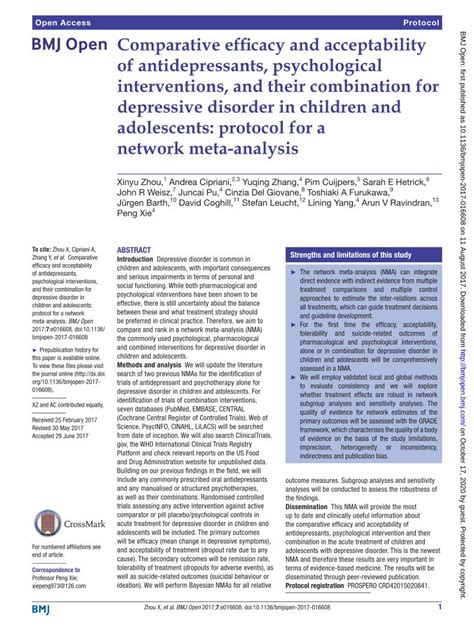 pdf open access protocol comparative efficacy and logical