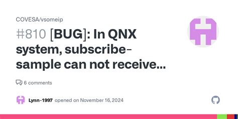Bug In Qnx System Subscribe Sample Can Not Receive Subscribe Ack