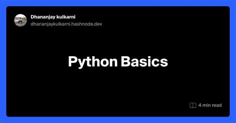 Dhananjay Kulkarni On Linkedin Python For Scripting Part 2 Python