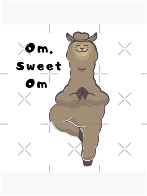 om sweet om sticker for sale by lmoondesigns redbubble