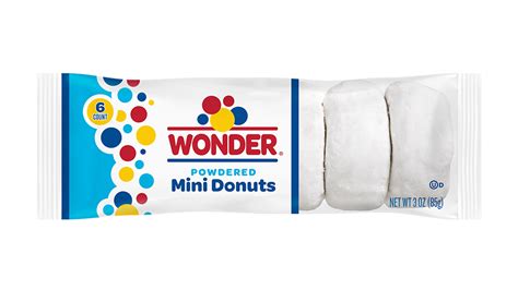 Wonder Powdered Mini Donuts — Wonder Bread Wonder Powdered Mini Donuts — Wonder Bread