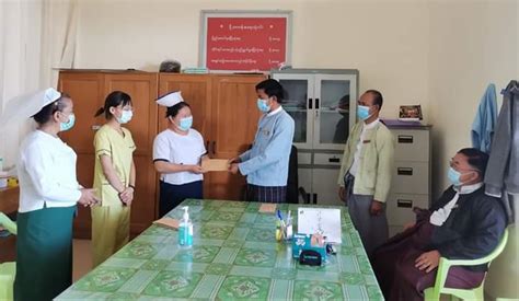 ရန်ကုန်တိုင်းဒေသကြီး ကျန်းမာရေးဌာနသို့ သွားရောက်တာဝန်ထမ်းဆောင်မည့် နမ့