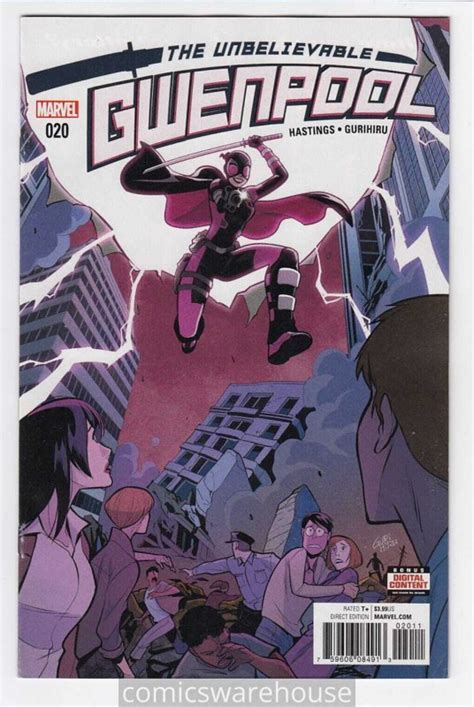 Gwenpool 2016 Marvel 20 Nm A79659 Comic Books Modern Age Marvel