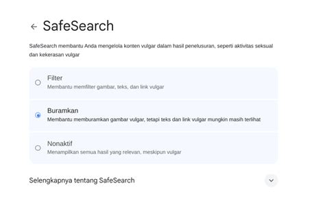 Begini Cara Menonaktifkan SafeSearch Google Yang Selalu Aktif