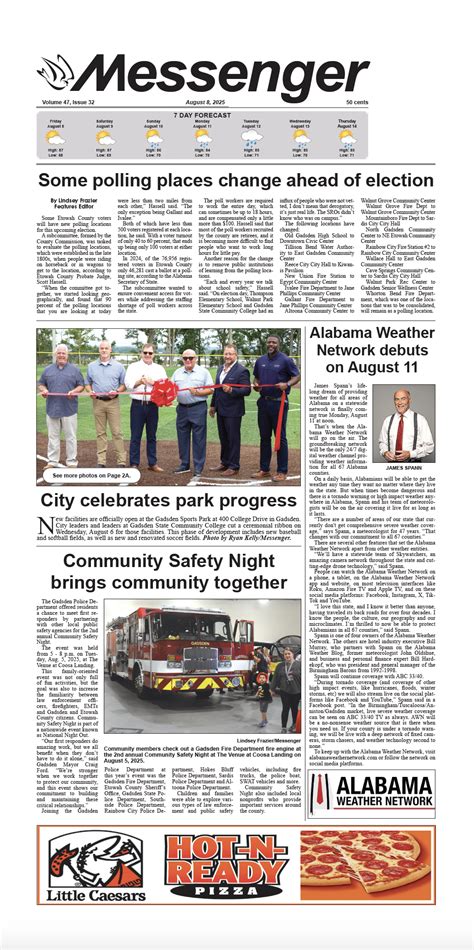 Billy Wayne Patterson Gadsden Messenger