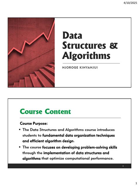 Cns Data Structures And Algorithms Introduction Pdf Data Type
