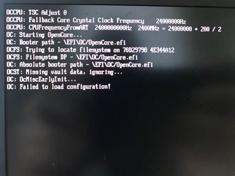 Opencore Unable To Accept Forward Slashes As Directory Separators