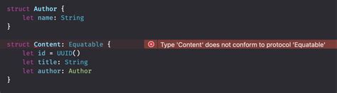 Equatable Conformance In Swift Explained With Code Examples