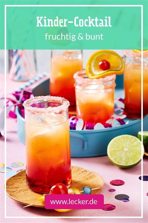 Kinder-Cocktail | Kinder cocktail, Kindercocktails, Kindergetränke