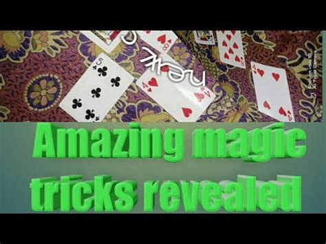 Easy Card Magic Tricks Revealed Youtube