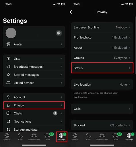 Tutorial On How To Block Someone From Seeing Your Status On WhatsApp