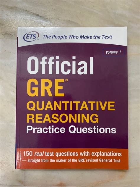 Ets Official Gre Quantitative Reasoning Hobbies And Toys Books And Magazines Assessment Books On