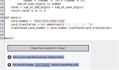 Learn How To Work With Numbers And Strings By Implementing The Luhn