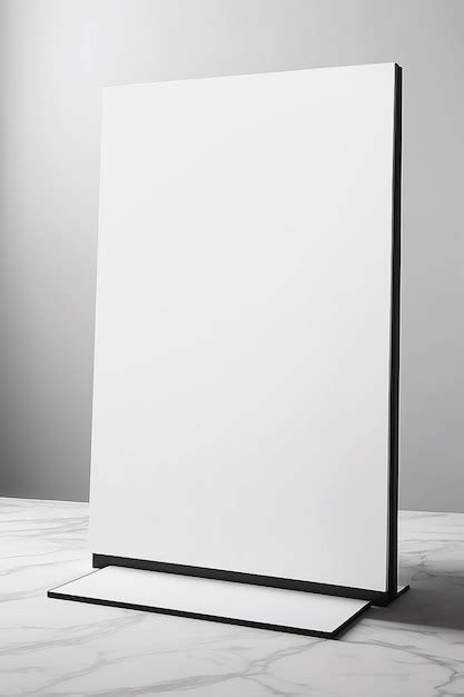 Premium Photo Digital Menu Screen Mockup With Blank White Empty Space For Placing Your Design