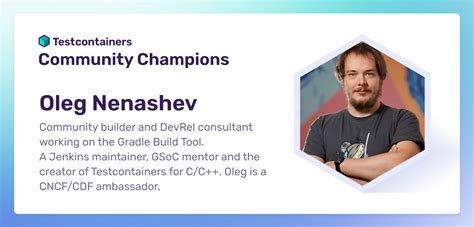 community champion oleg nenashev