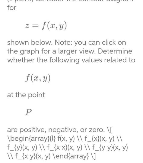 [answered] for z f x y shown below note you can click on the graph for