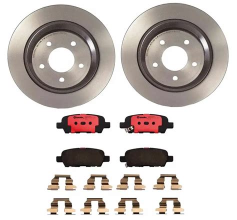 Brembo Oe Rear Brake Kit Nao Brake Padsprem Uv Coat Rotors 17 18