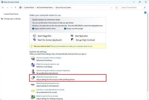 How To Use A Mouse Via Your Keyboard On Windows Windows Central