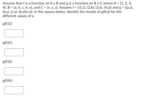 Solved Assume That F Is A Function On AB And G Is A Chegg