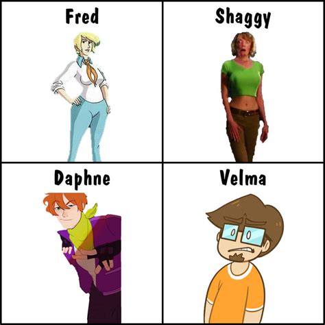 Scooby Doo Gender Swap By Zuckerbotwashere On Deviantart