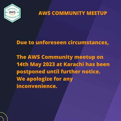 Aws Community Pakistan On Linkedin Awscommunity Karachimeetup Stayconnected