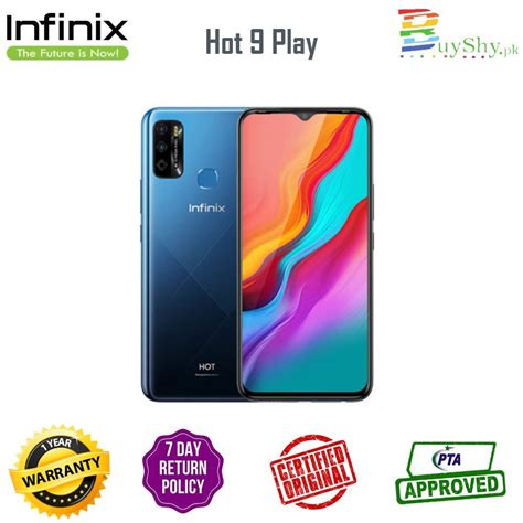 Infinix Hot 9 Play 6 Inch Display 5000 MAh Battery Buyshy Pk