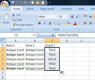 Mengenal Fungsi TRIM EXACT LOWER UPPER Dan PROPER Pada Microsoft