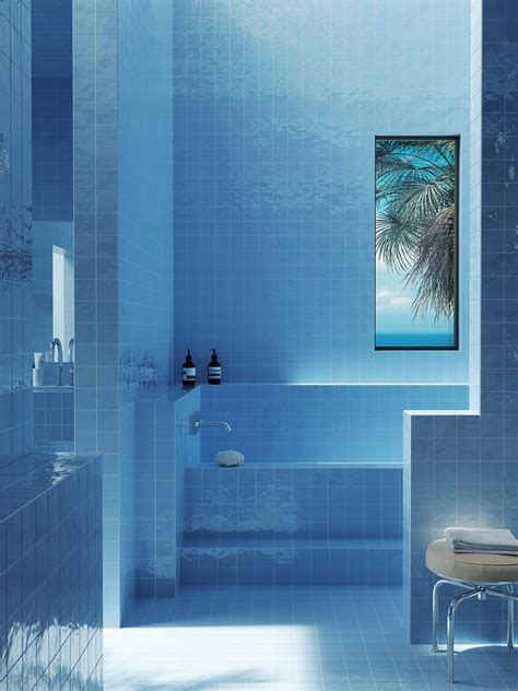 Monochromatic Renders Showcase Handmade Field Tiles Collection