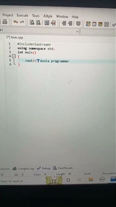 I Love You Program In C Language Coding Programming Program Shorts