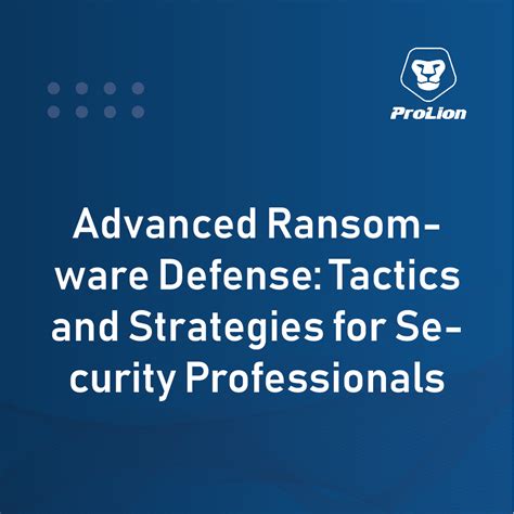 Whitepaper Advanced Ransomware Defense Prolion