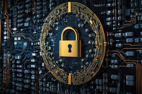 Abstract Cybersecurity Concept Design Ai Generated Premium Ai