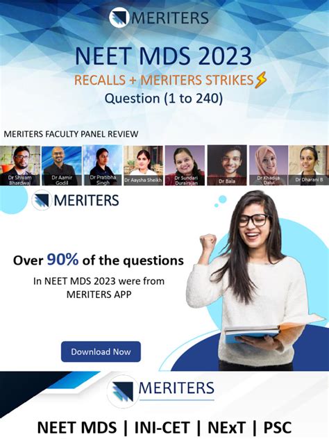 Neet Mds 2023 Recall And Strike Rate Pdf