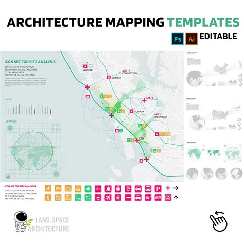 Architecture Site Analysis Mapping Templates Behance