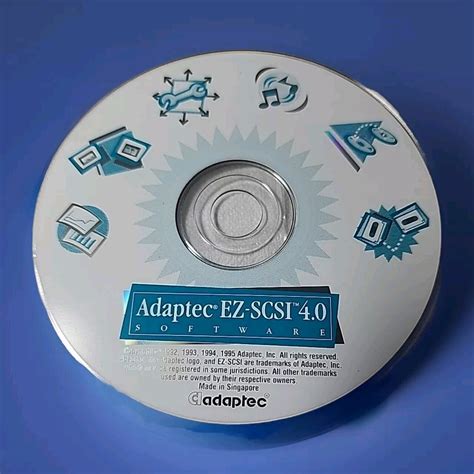 Adaptec Logo Adaptec Ez Scsi Deluxe B PC Covers Cover Century