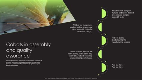 Cobots In Assembly And Quality Assurance Cobot Safety And Risk Factors