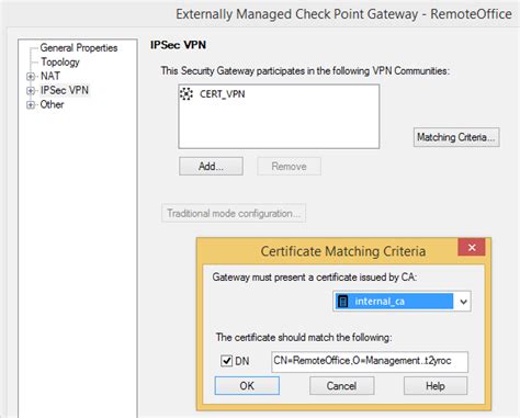 Howto Set Up Certificate Based Vpns With Check Poi Check Point Checkmates