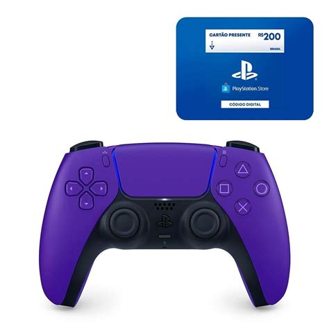Controle Sony Dualsense Ps5 Sem Fio Galactic Purple T Card