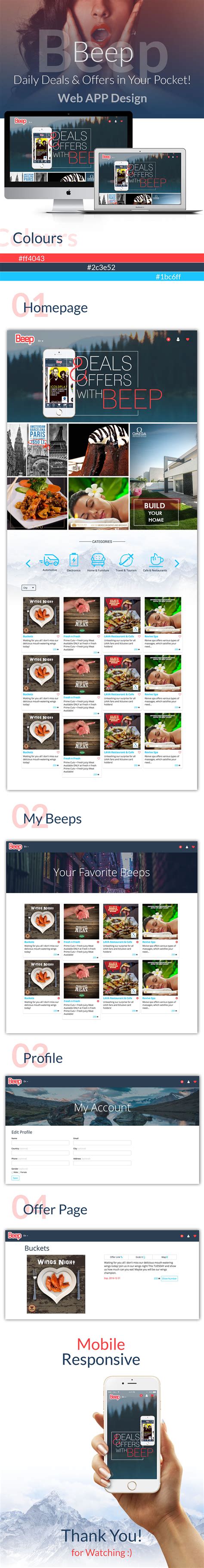 Beep Web App Uiandux Design On Behance