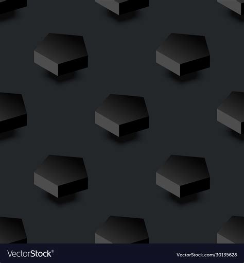Minimal Black Seamless Pattern Background Vector Image