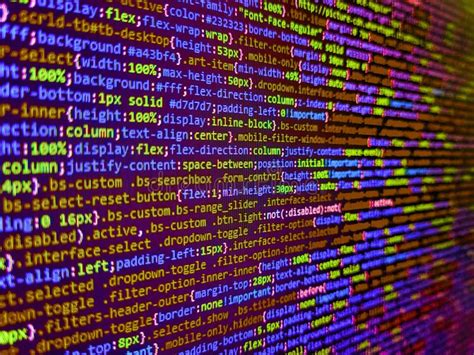 Binary Code Digital Technology Background Programming Coding With