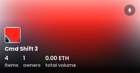 Cmd Shift 3 Collection Opensea