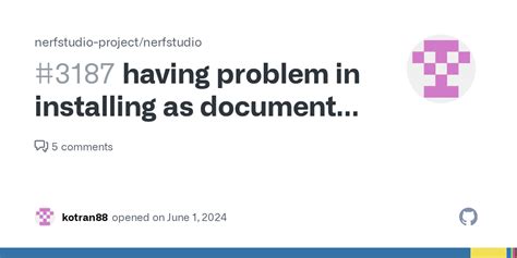 Having Problem In Installing As Document Issue 3187 Nerfstudio